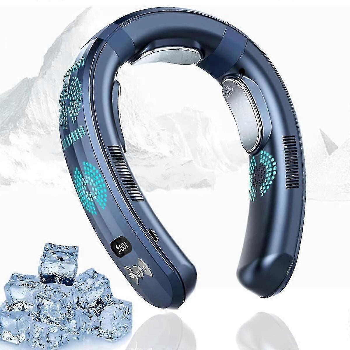 Portable Neck Air Conditioner with Cooling & Heating, 6000mAh ...
