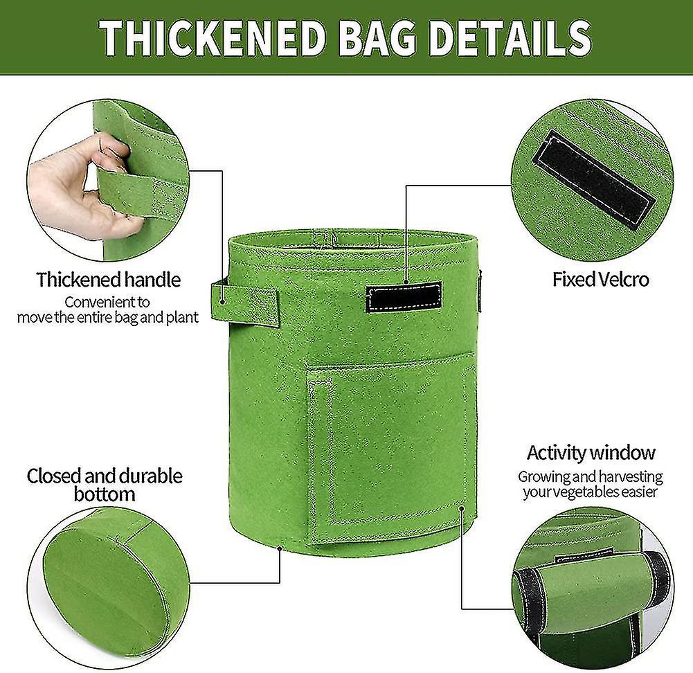 3 Pack Potato Grow Bag. Veg Grow Bags. Potato Planter Pot. Gardening ...