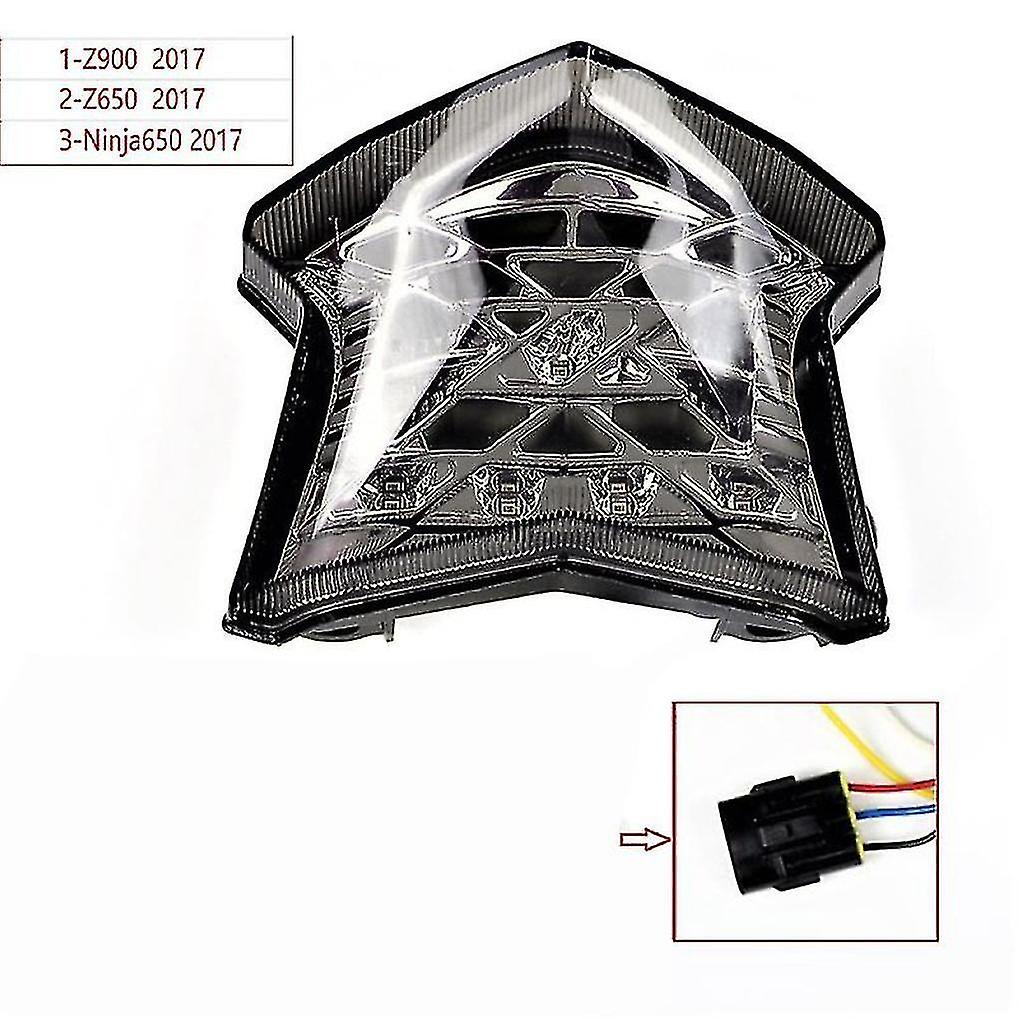 Motorcycle Led Tail Light Turn Signals Light Rear Taillights Brake ...