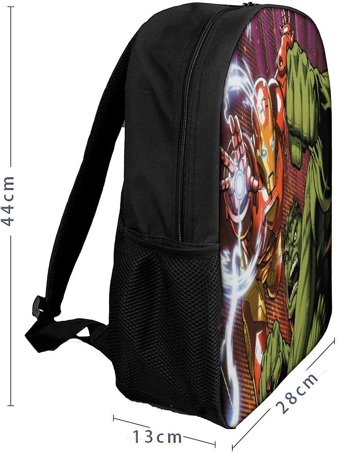 Super Hero Hulk School Bag, Kids Backpack, 3D Printed Cartoon School ...