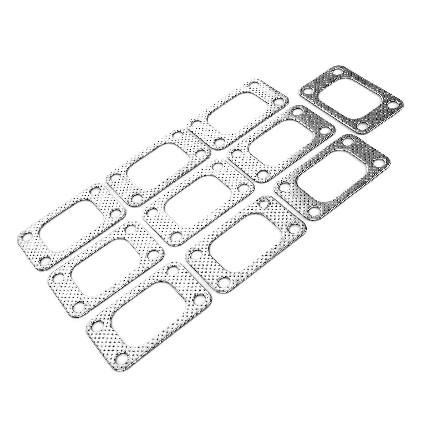10pcs T3 Flange Turbo Gasket Set Graphite Aluminum Fit for T34 T35 T38 ...