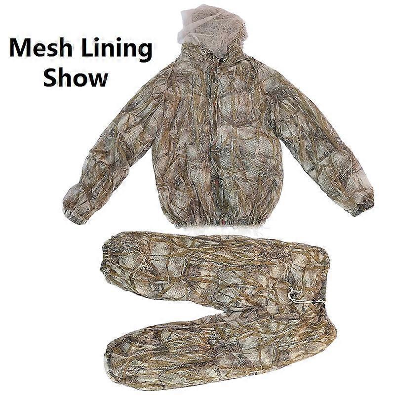 3d Withered Grass Ghillie Suit 4 Pcs Sniper Military Tactical ...