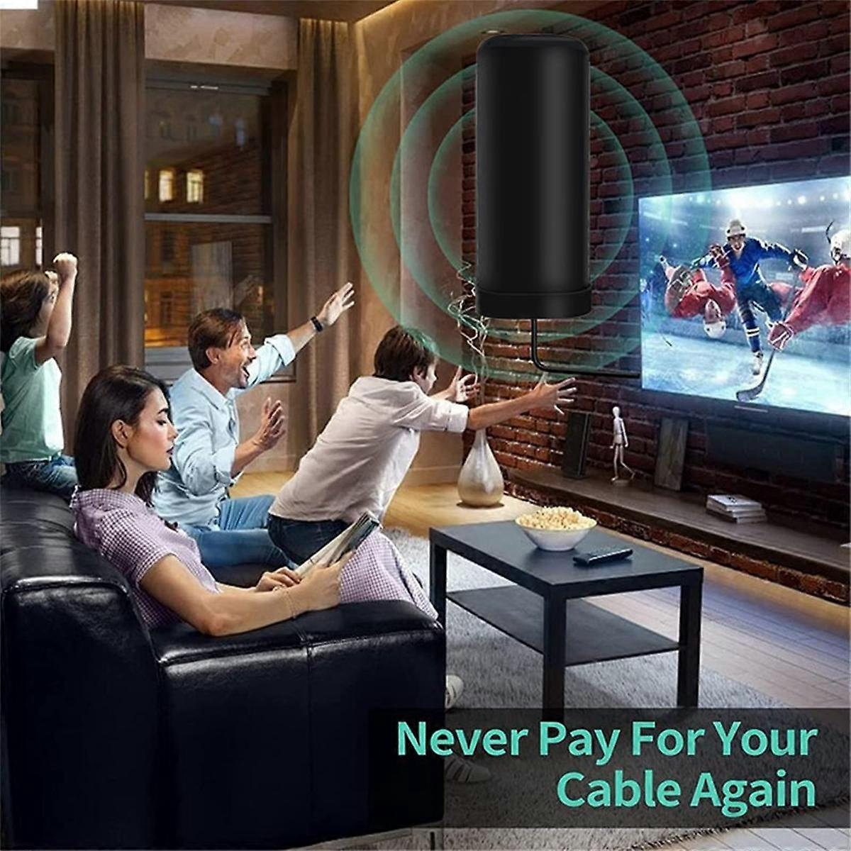 New Indoor and Outdoor Digital TV Antenna Barrel Type HD DTMB DVB-B2 ...