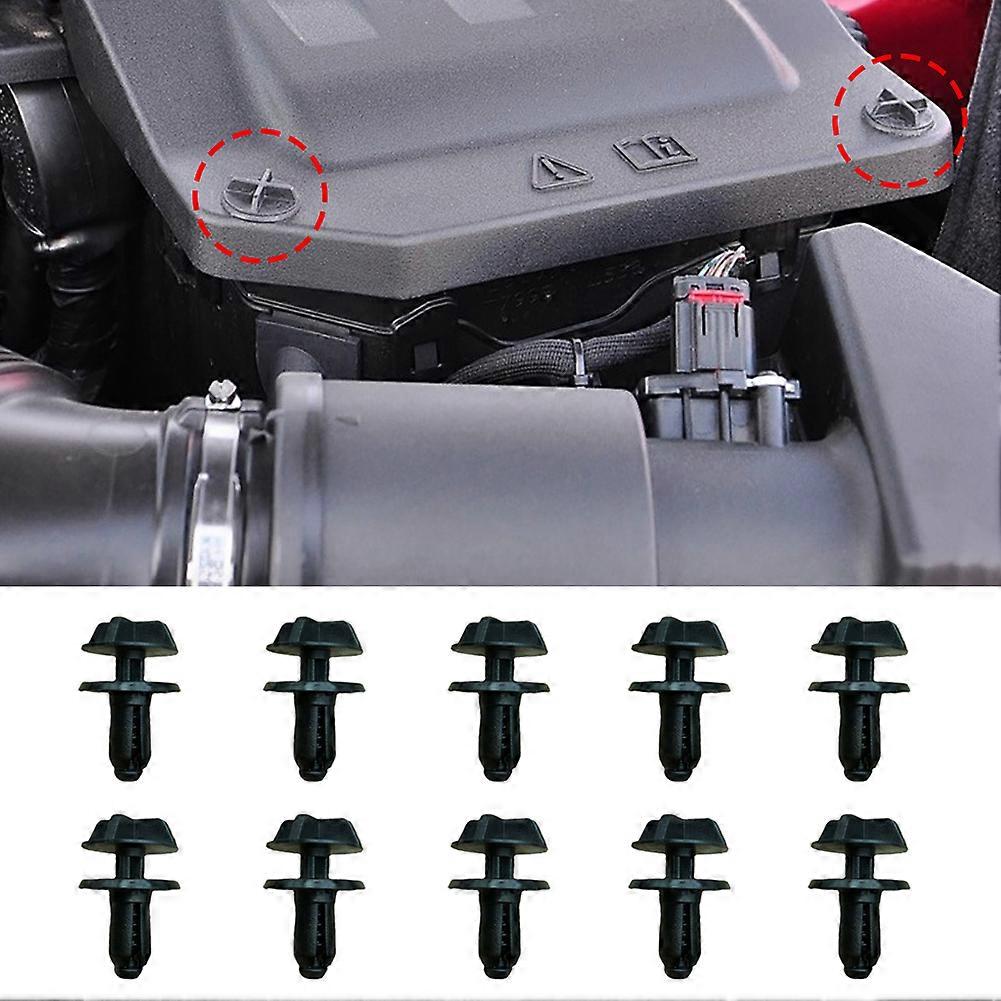 10pcs Auto Battery Cover Air Intake Trim Plastic Clips Panel Retainer ...