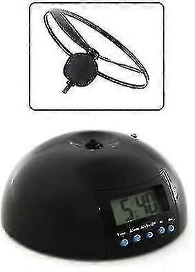Novelty Digital Led Alarm Clock Gadget Run Away Flying/rolling ...