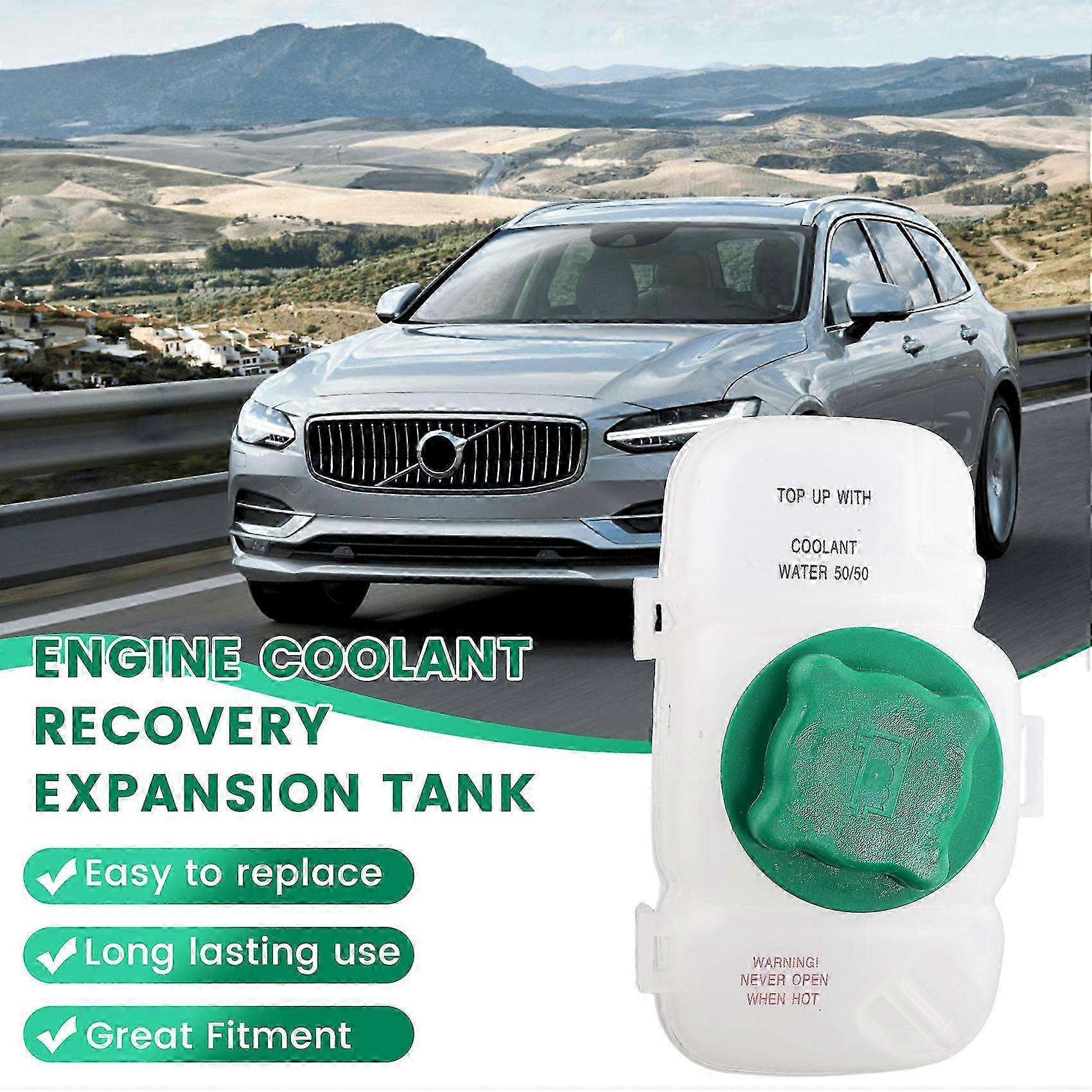 For 30741973 Engine Coolant Recovery Expansion Water Tank with Cap for ...