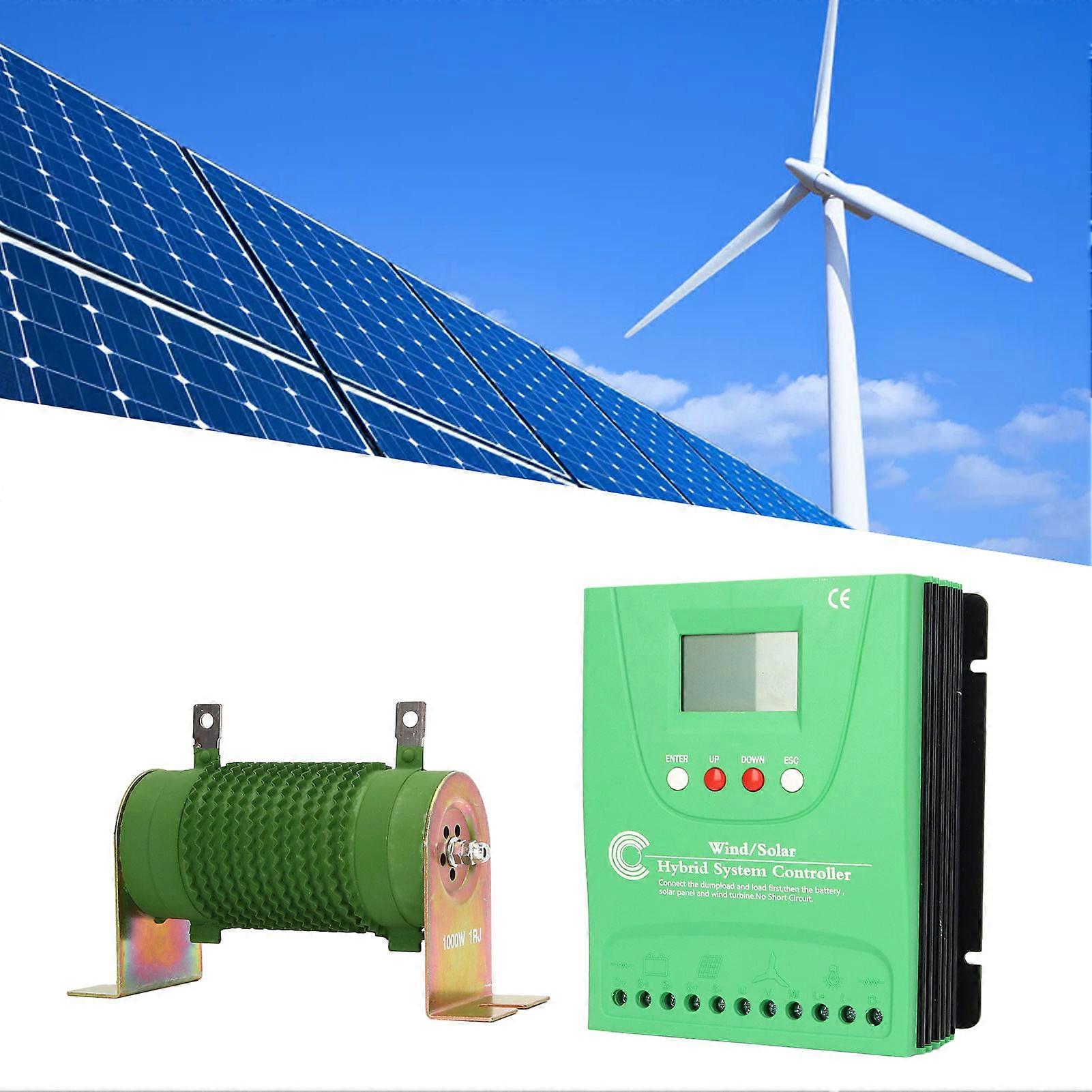 24V 48V Wind Solar Charge Controller MPPT Boost Charge LCD Solar Energy ...