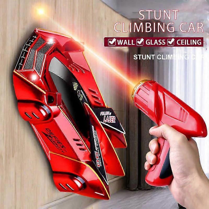 Electric Car RC Car Stunt Infrared Laser Tracking Wall Ceiling Climbing ...