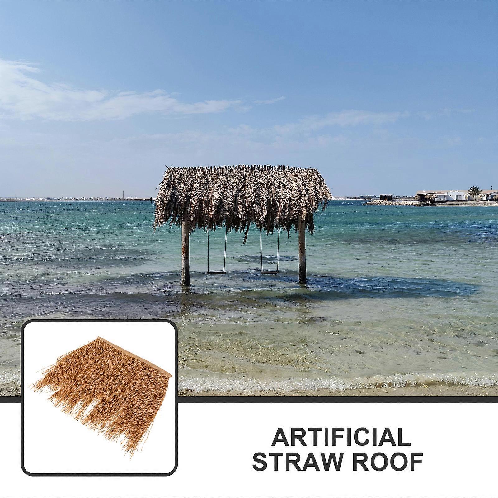 Simulated Thatch Straw Roof Thatch Garden Yard Simulation Thatch ...