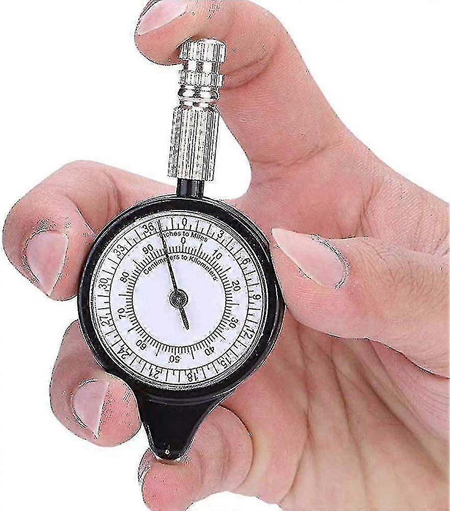 2 Pcs Map Rangefinder Odometer Multifunction Compass Curvimeter Device ...