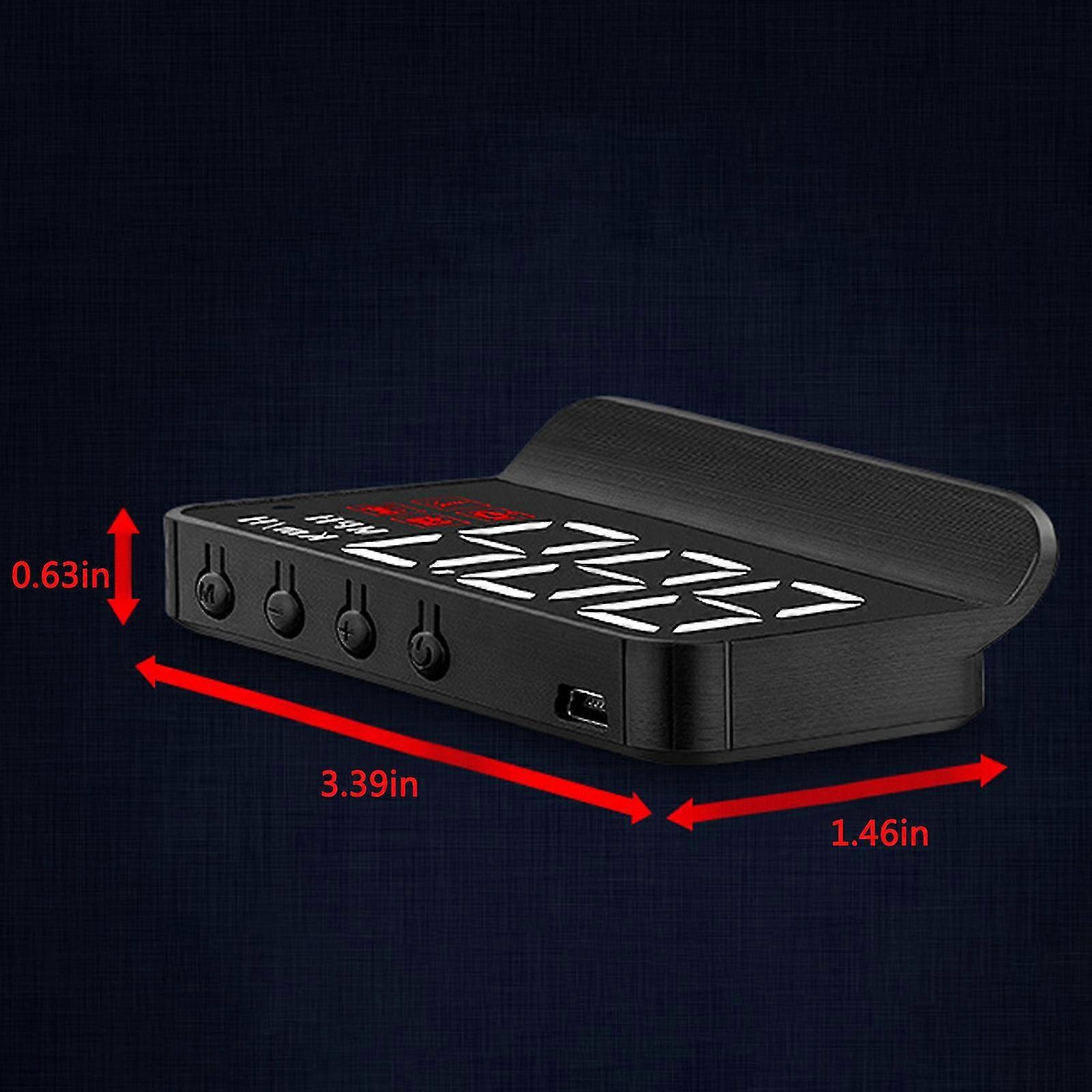 Up Display, Car Universal GPS HUD, Speedometer USB Interface | Fruugo UK