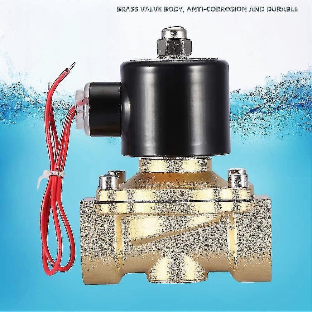 Dn25 1 "normally Closed Brass Electric Solenoid Valve, 220v Ac 1" Bidirectional Solenoid Valve ...