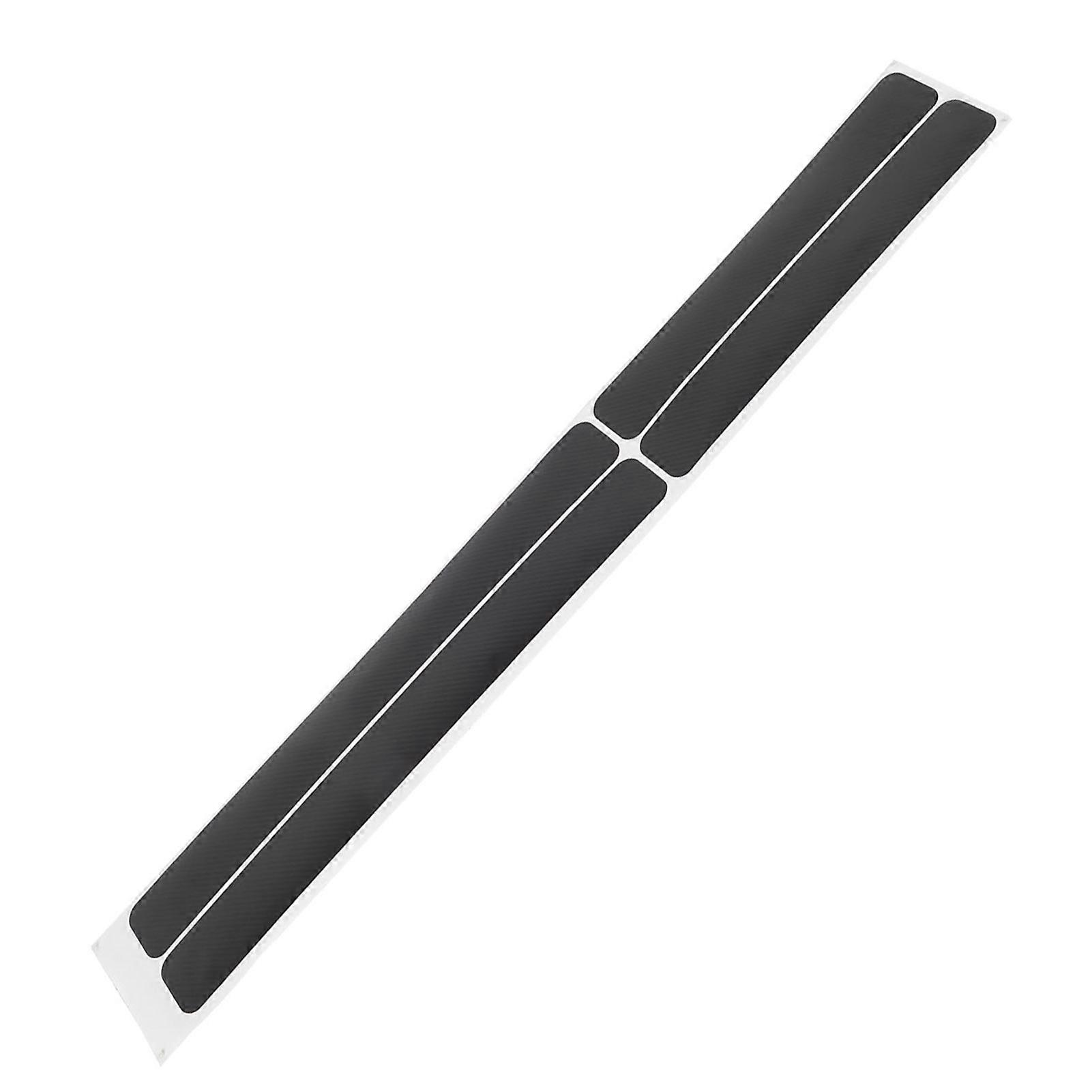 4pcs Car Door Sill Covers Protector Anti Scratch Guard 3D Carbon Fiber ...