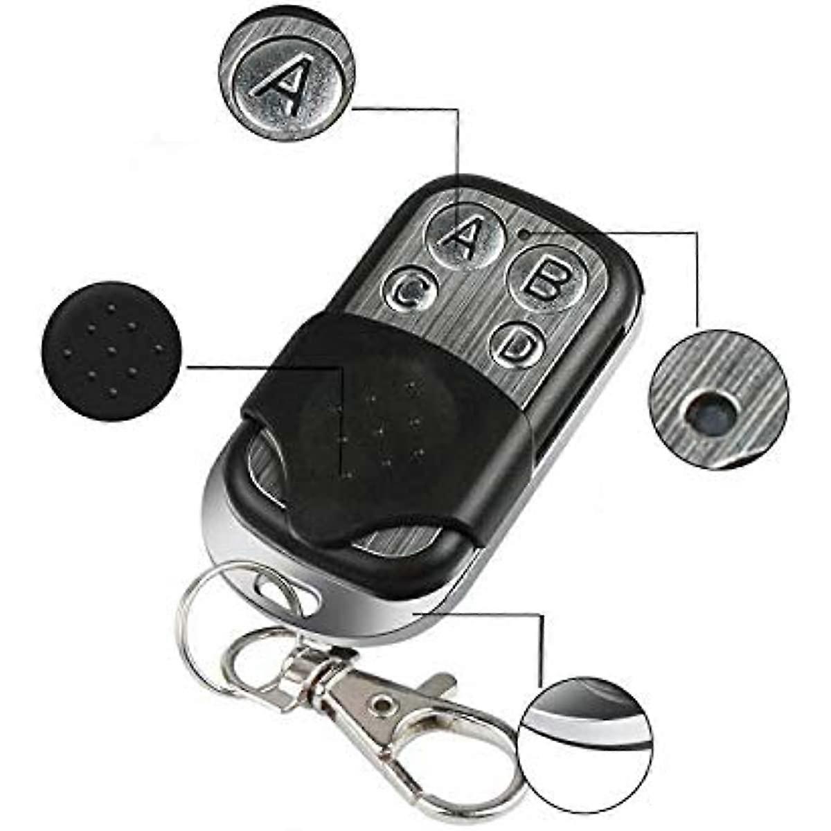 Xianli 2pcs Electric Cloning Universal Gate Garage Door Opener Remote ...