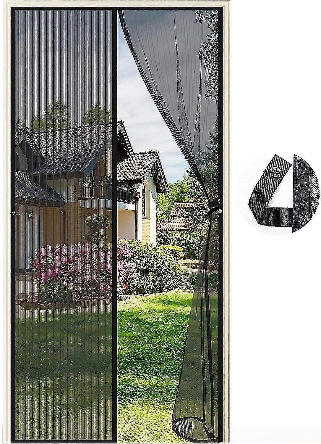 New Magnetic Fly Screen Door Curtain, 90*200cm Fly Screen Door Curtains ...