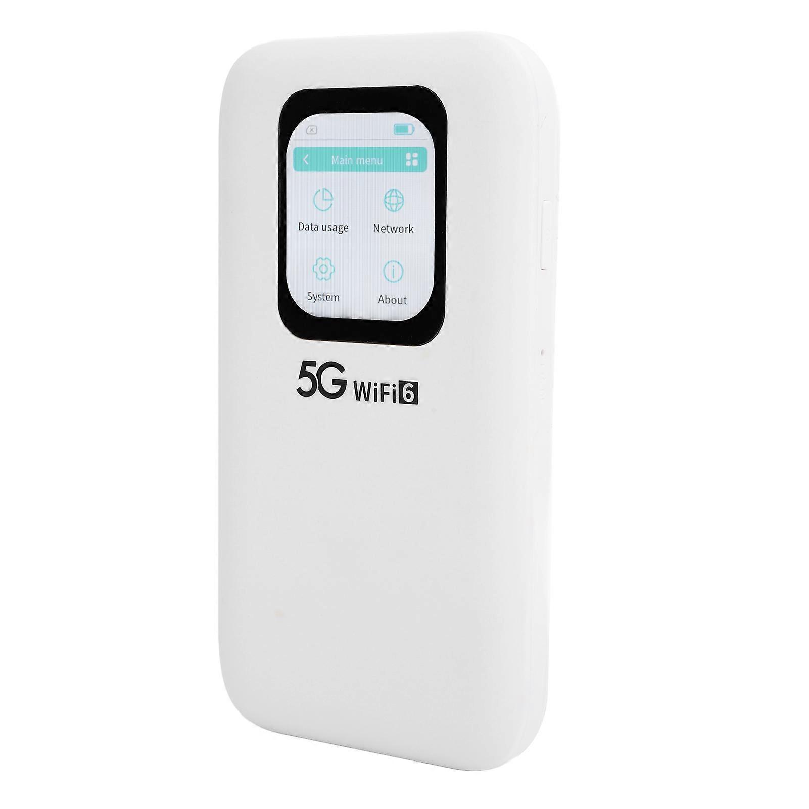 5G WiFi 6 Mobile Hotspot with Nano SIM Card Slot Connects Up To 16 ...