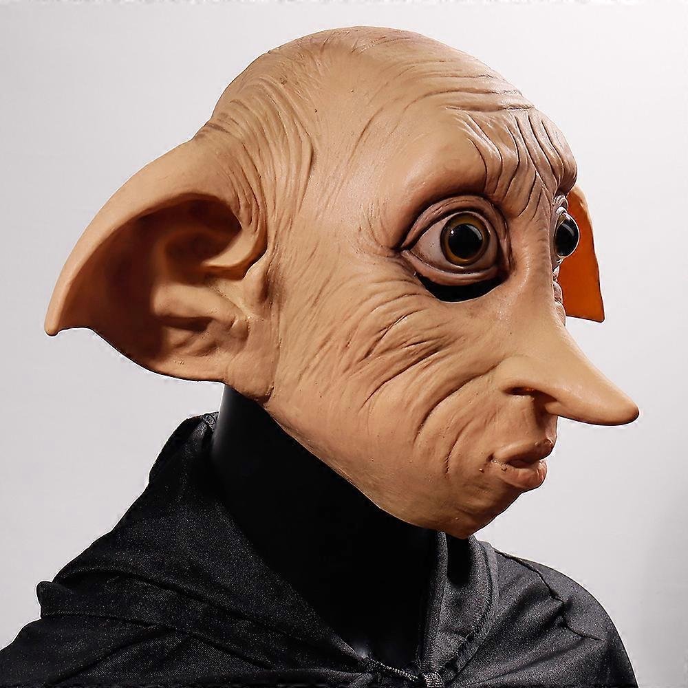 Halloween Dobby Elfin Mask Cosplay Funny Animal Elf Long Nose Latex ...