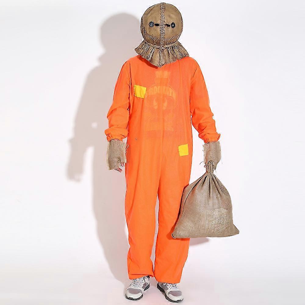 Horror Trick 'r Treat 2 Sam Cosplay Costume Mask Scary Ghost Kids Child ...