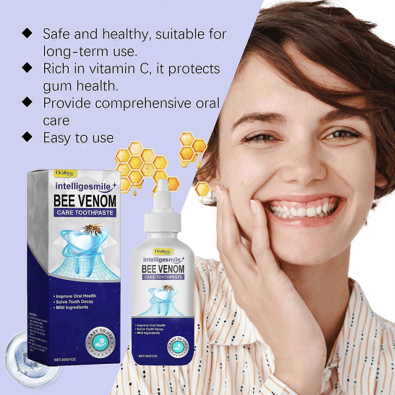 Bee Venom Oral Care Toothpaste Gently And Deeply Cleans Stains And ...