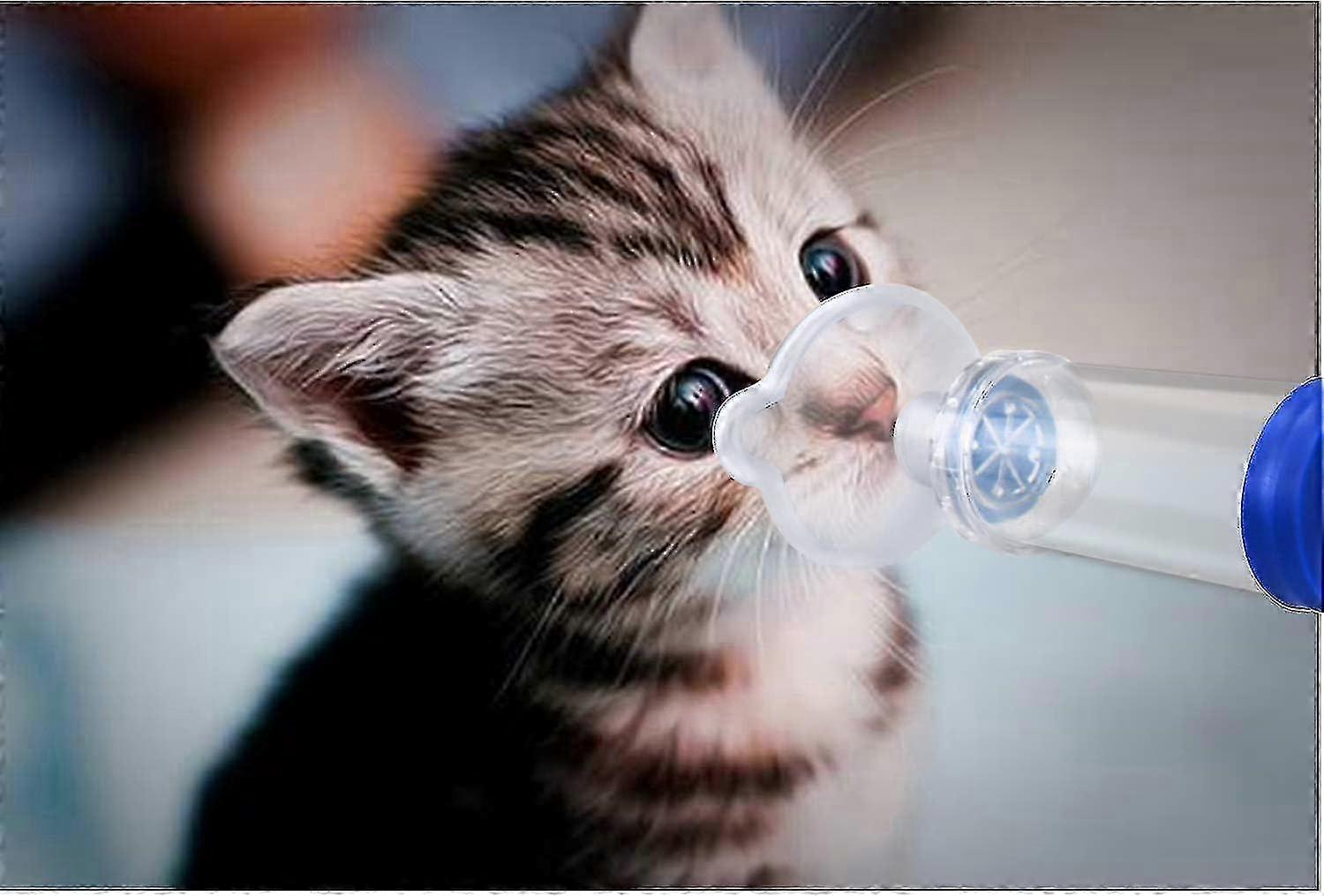 Cat/dog Inhaler Spacer,cat Inhaler Feline Aerosol Chamber,come With 2 ...