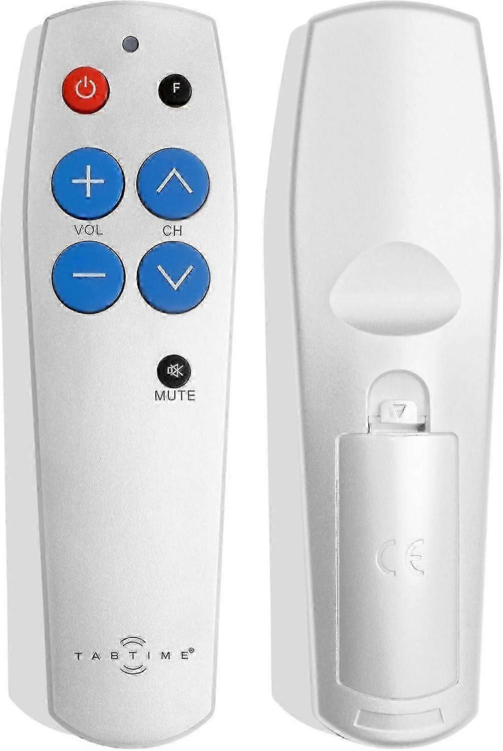 Big Button TV Remote Control - Easy to Use and Set Up - Universal ...