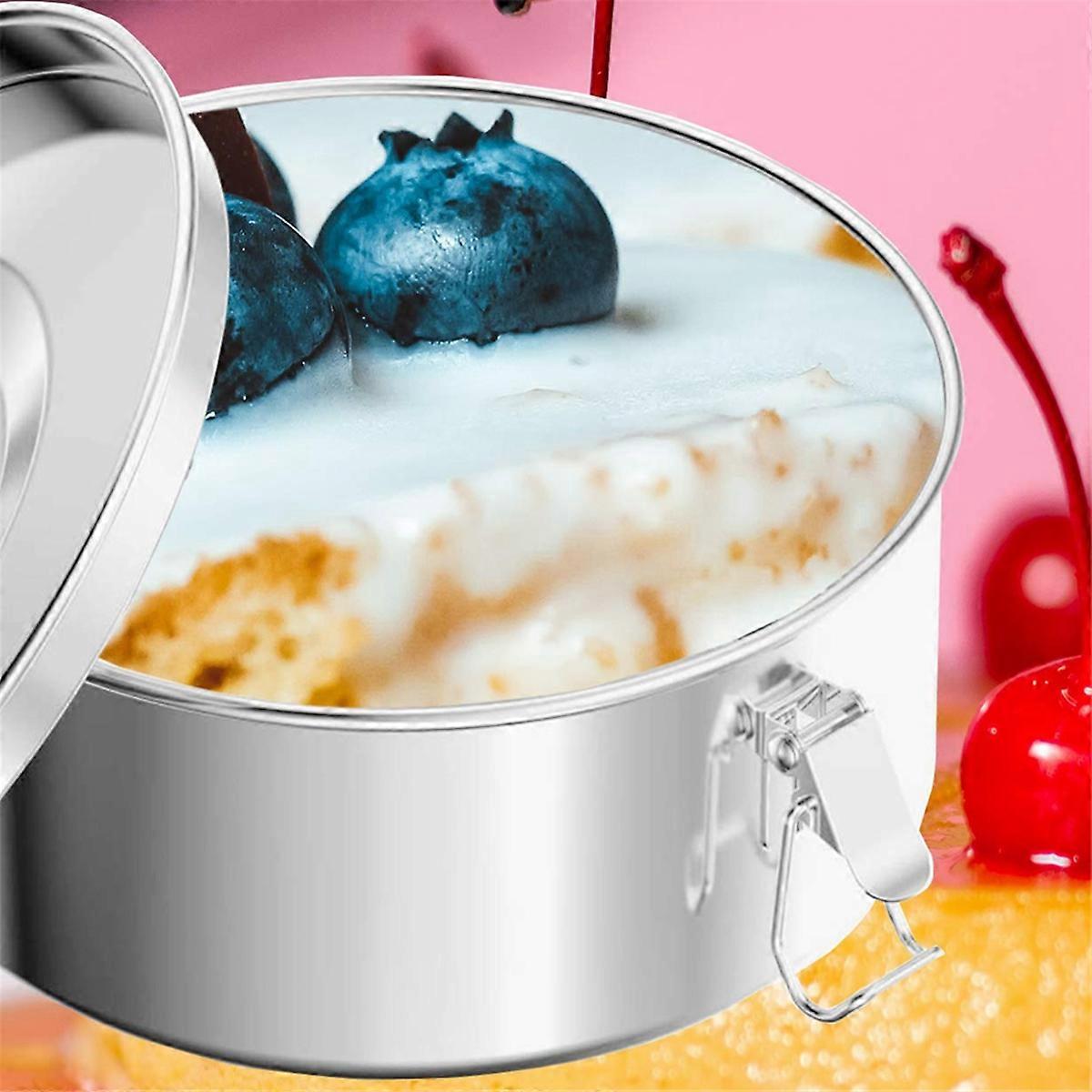 Flan Pan Flaneras Mold, Stainless Steel Flan Mold with Lid | Fruugo UK