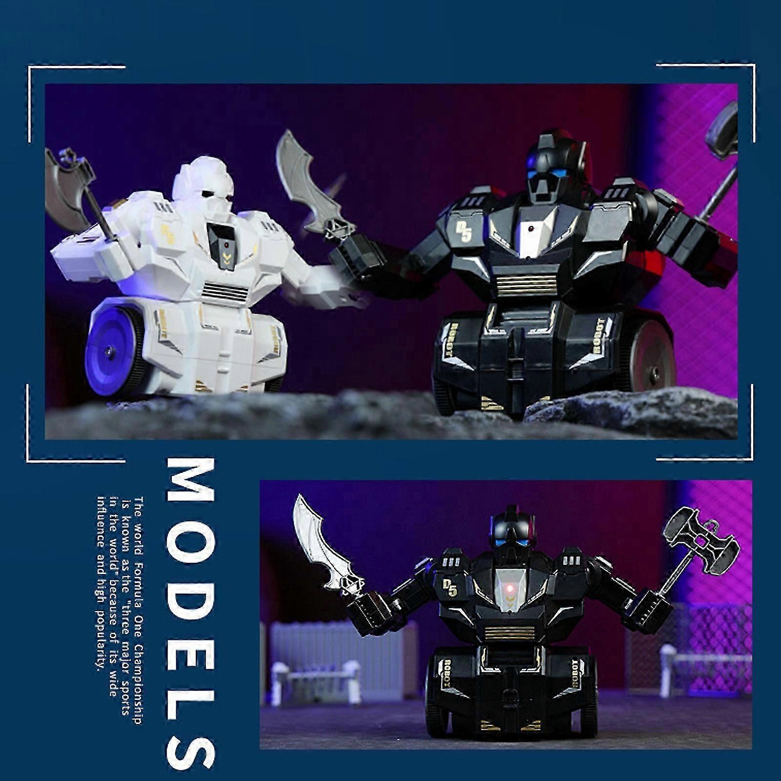 Rotating Fight Robot Toys,Remote Control Battle Bots 4 Weapons ...