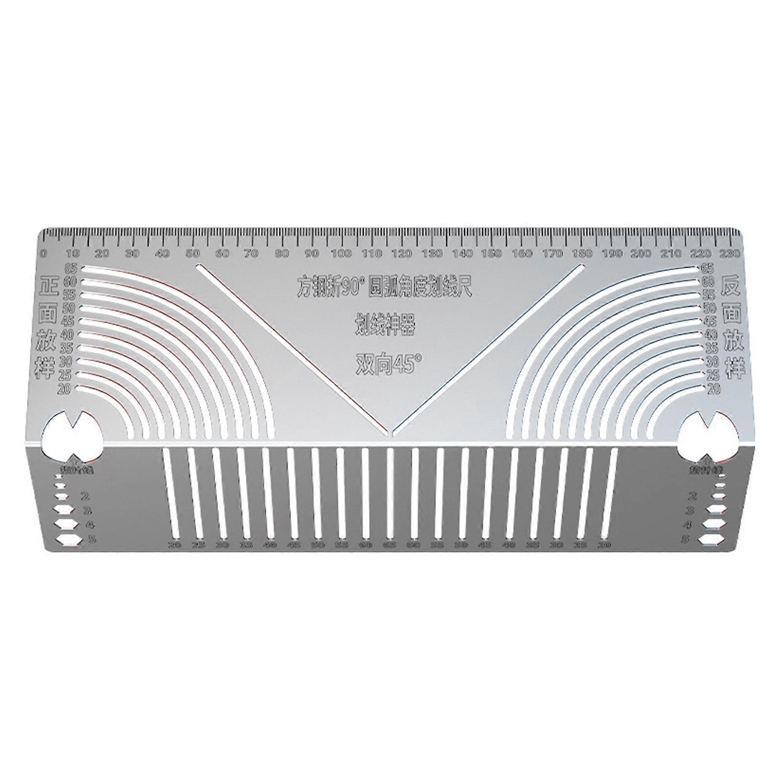 Professional Square Tube Notching Template Tool with Adjustable ...