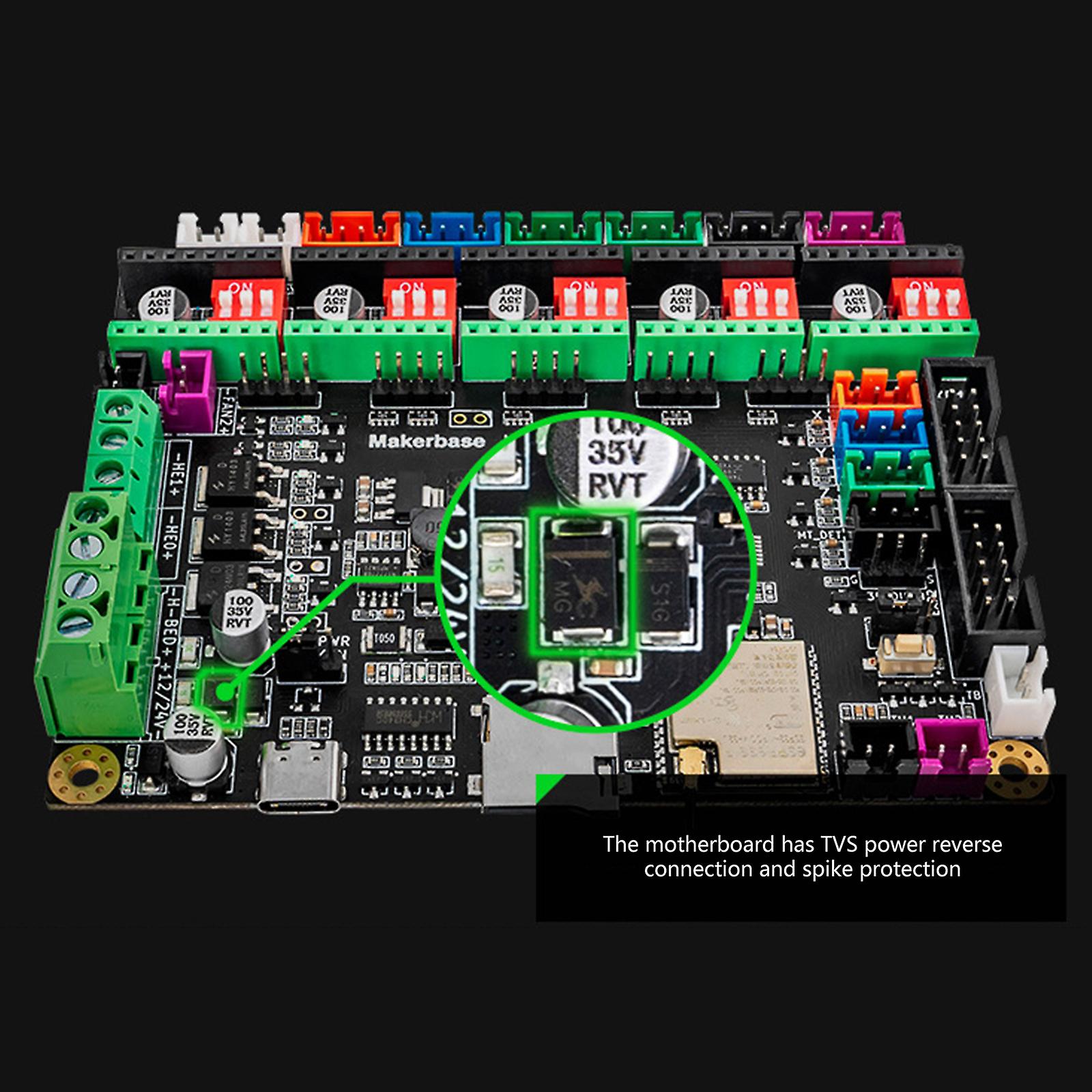 3d Printer Controller Mks Tinybee Motherboard Esp32-wroom-32u 8m Flash ...