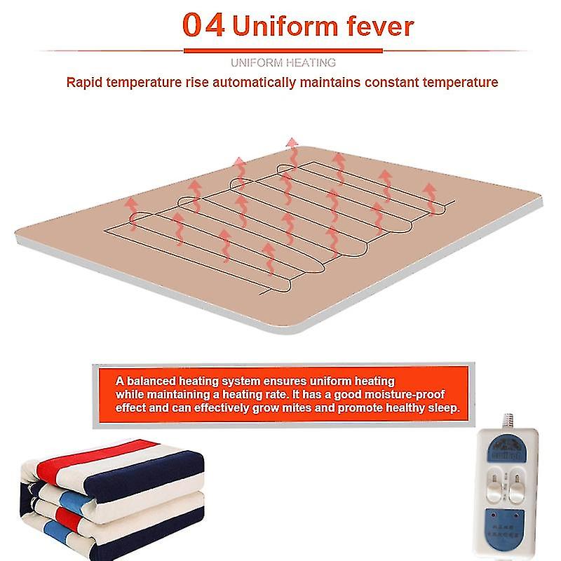 Electric Blanket 220v Automatic Electric Heating Thermostat Throw ...