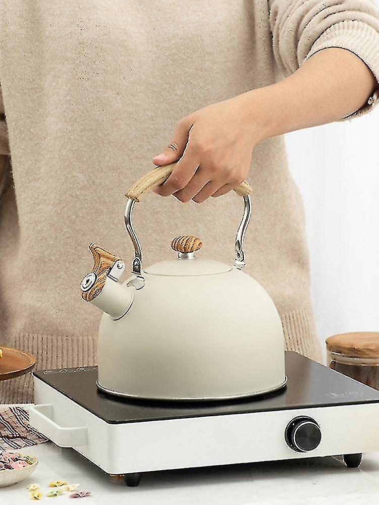 2.5l Stainless Steel Whistling Tea Kettle Food Grade Teapot For Make ...
