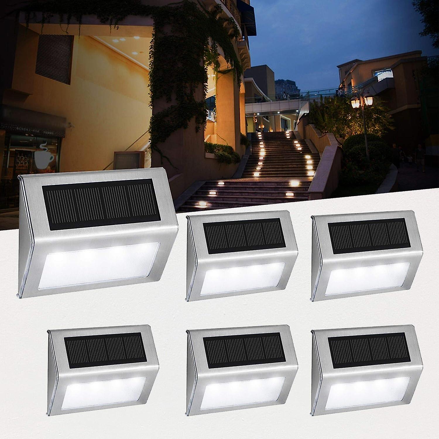 Solar Deck Light 4 Led Orient Star, Solar Step Light Outdoor Waterproof ...
