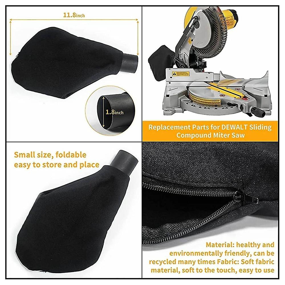 Miter Saw Dust Bag N126162 For Dcs361b Dcs361m1 Dw713 Dw713-ar Dw715 ...