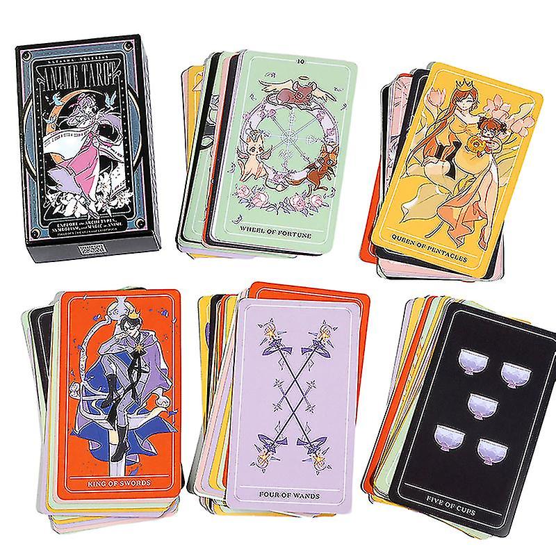 Anime Tarot Card Prophecy Divination Deck Family Party Board Game ...