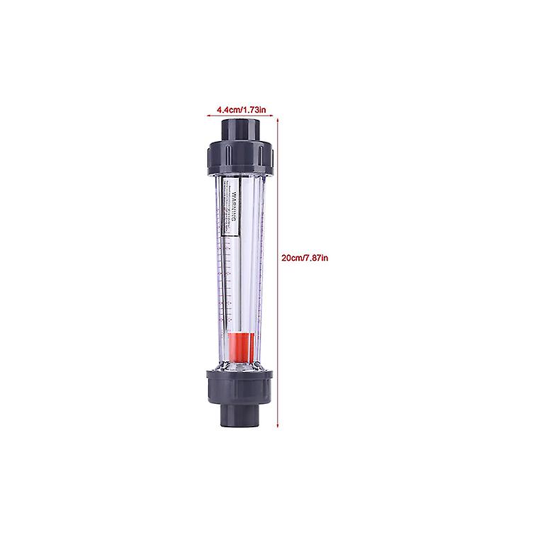 Rotameter Water Flow Meter Plastic Tube Type 25-250L/H Instantaneous ...