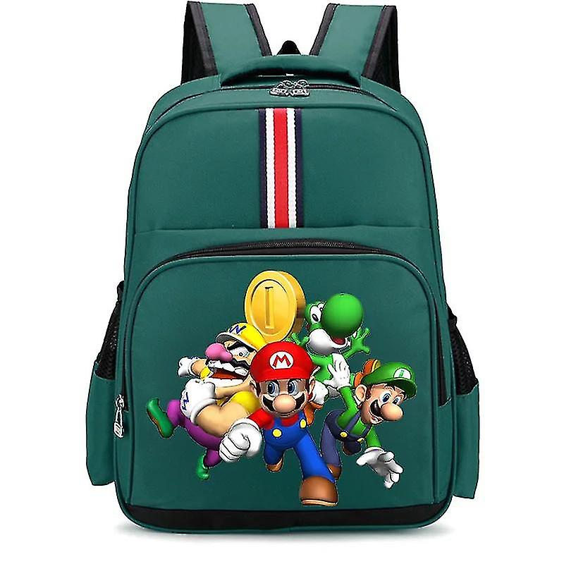 2024 Super Mario Bros Børn Rygsæk Mario Anime Tegneserie Udskrivning ...
