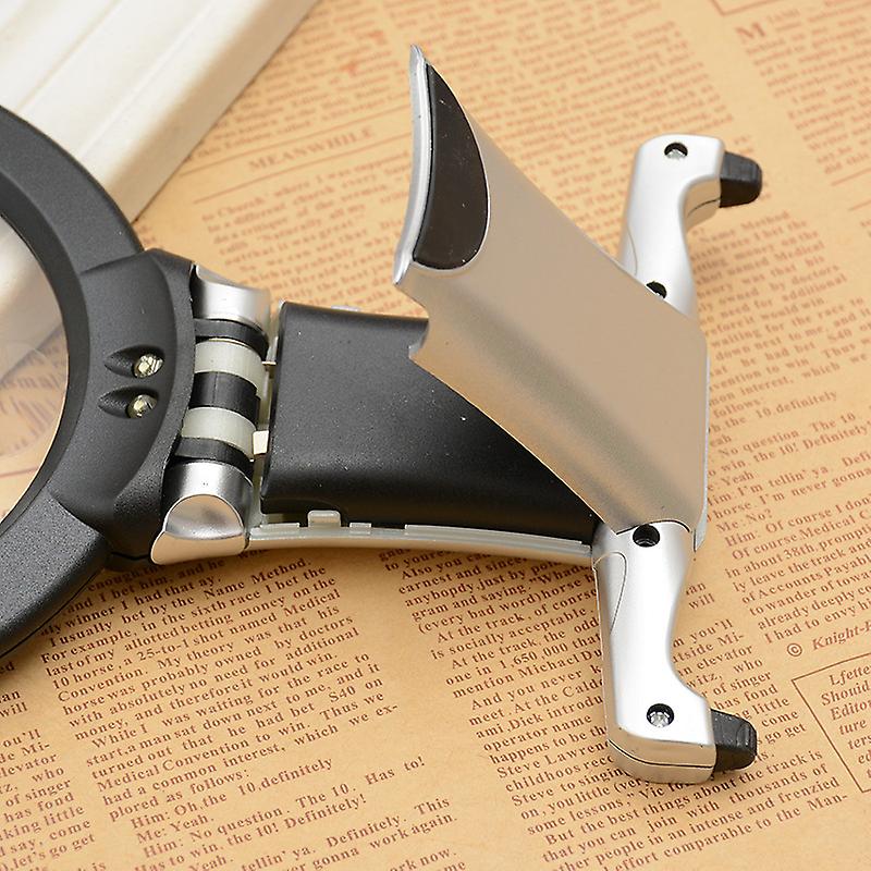 Magnifying Glass 5X Large With Light Led Lamp Giant Magnifier Reading ...