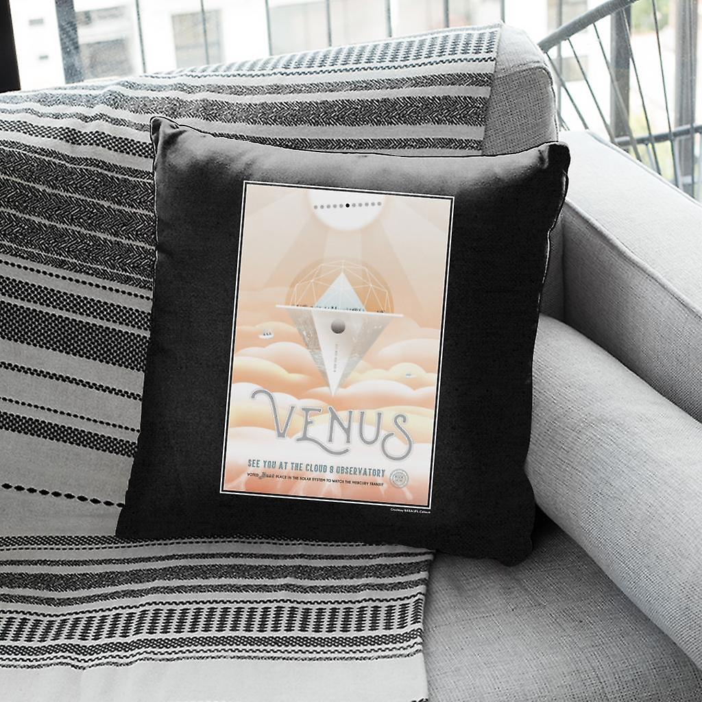 NASA Venus Cloud 9 Interplanetary Travel Poster Cushion | Fruugo UK