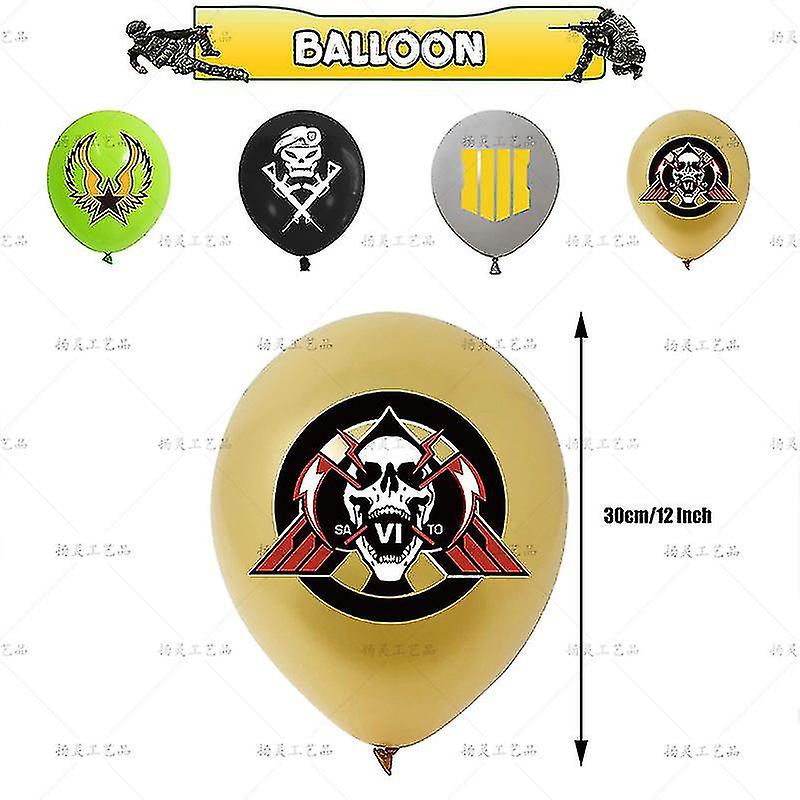 Call Of Duty Themed Birthday Party Decorationscall Of Duty Birthday ...