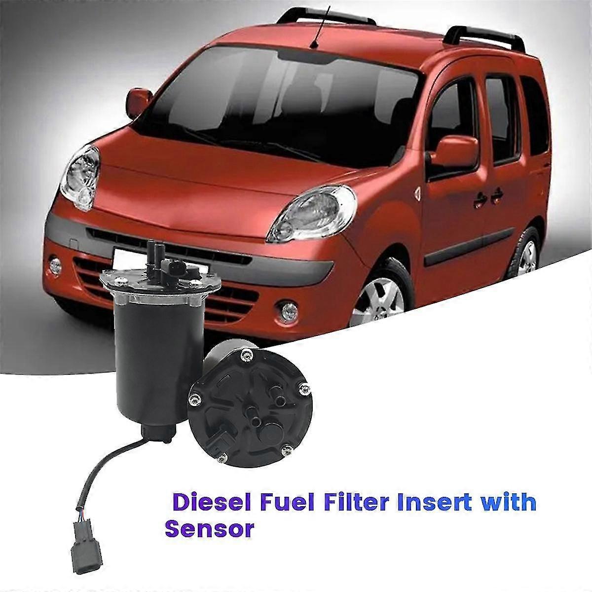 164009320R Fuel Filter Insert with Sensor Compatible with- Kangoo II IV ...