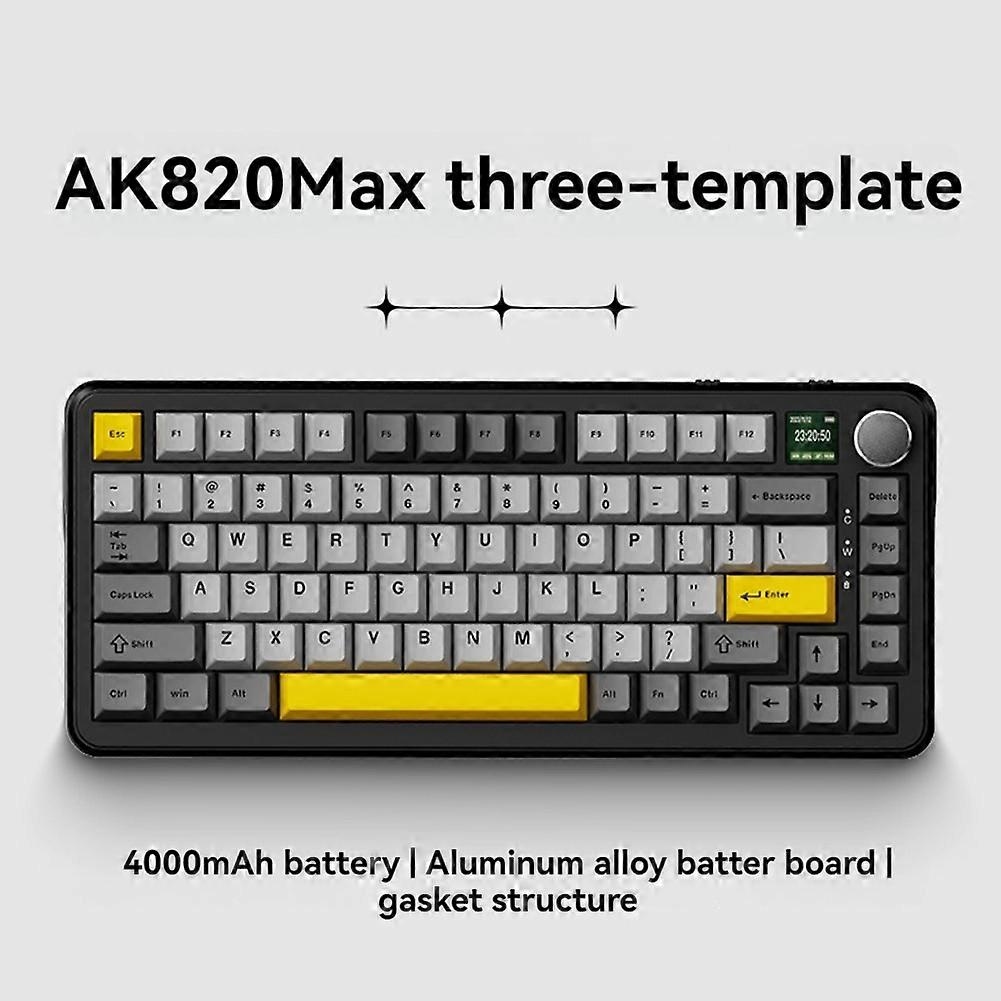 AK820 MAX Wireless Mechanical Keyboard Full-Key Hot Swappable Gaming ...
