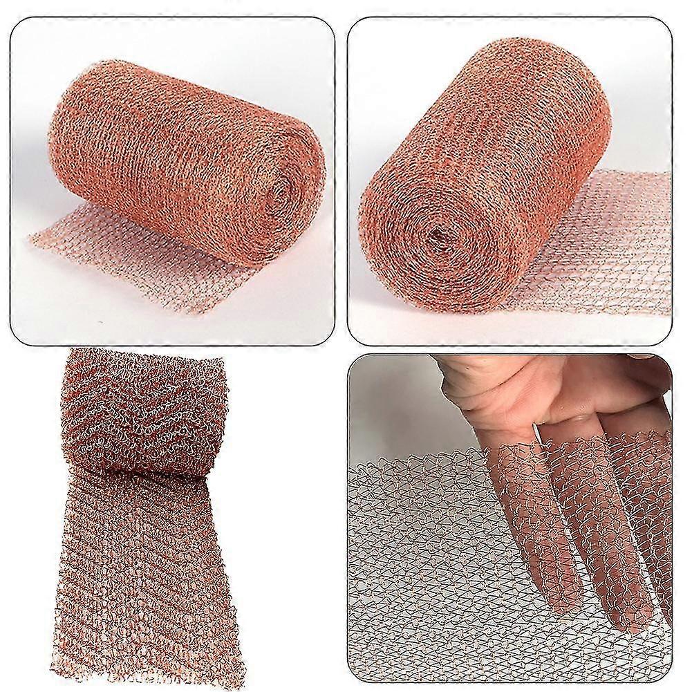 Copper Mesh Knitted Woven Filter Soffit Mesh Rat Rodent Slug Snail ...