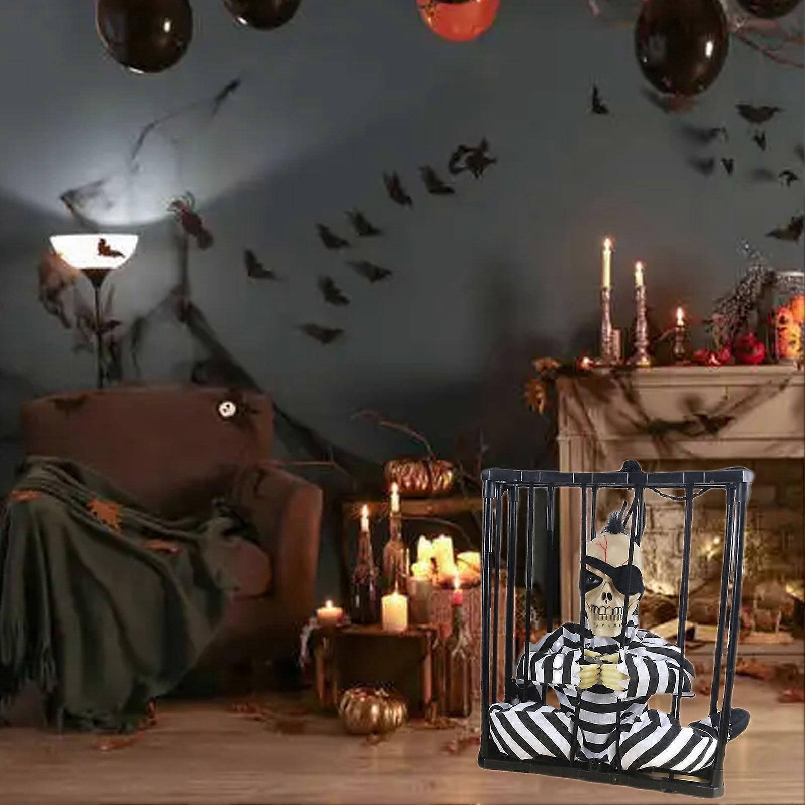 Halloween Scary Toys,Halloween Decor Prop with Motion Sensor,Hanging ...