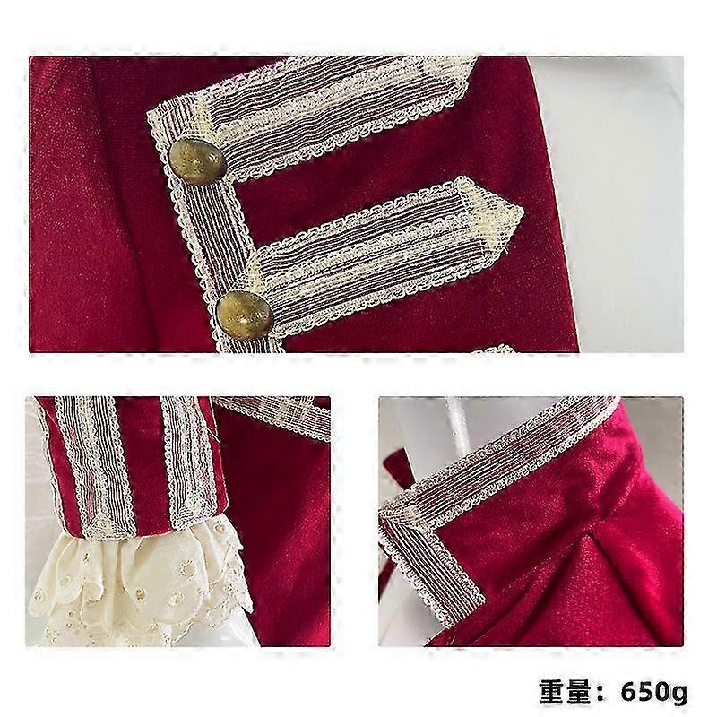 Peter Cos Pan And Wendy Captain Hook Cosplay Costume Coat Jacket For ...