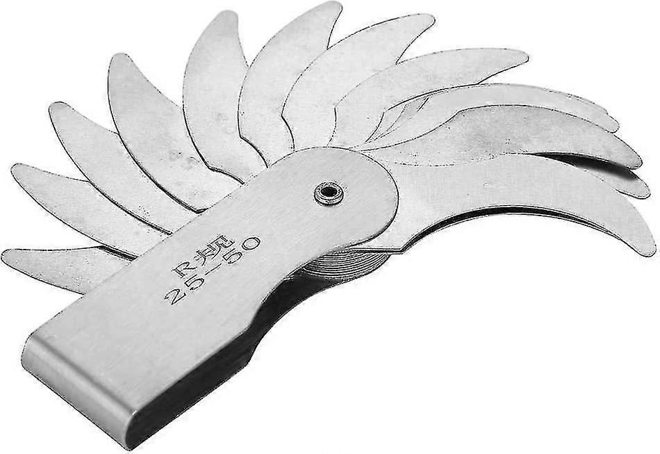 Stainless Steel Radius Fillet Gauge Internal External Concave Convex ...