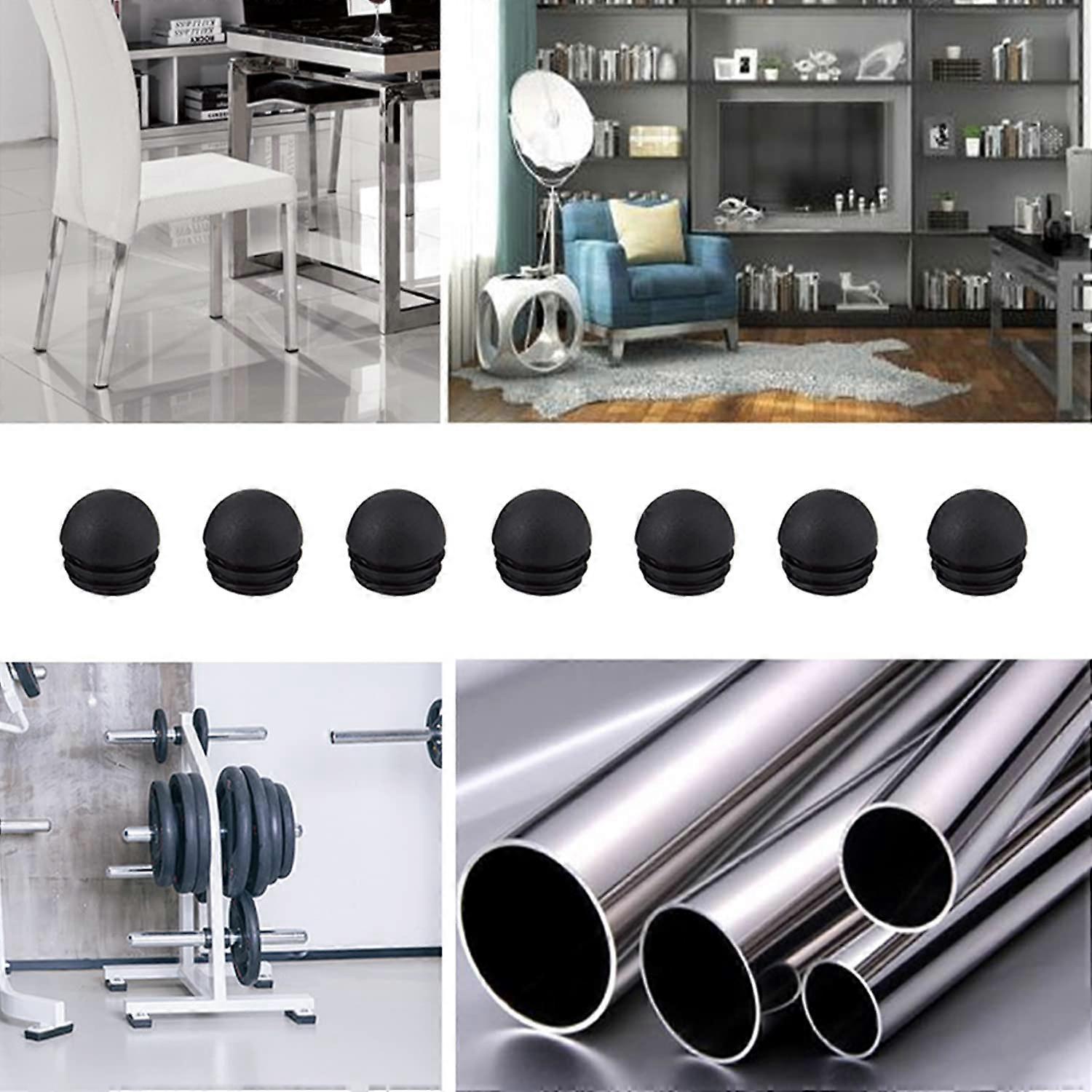 25 mm Lamellar Plugs with Ball Head for Round Pipes Glider Plugs with ...