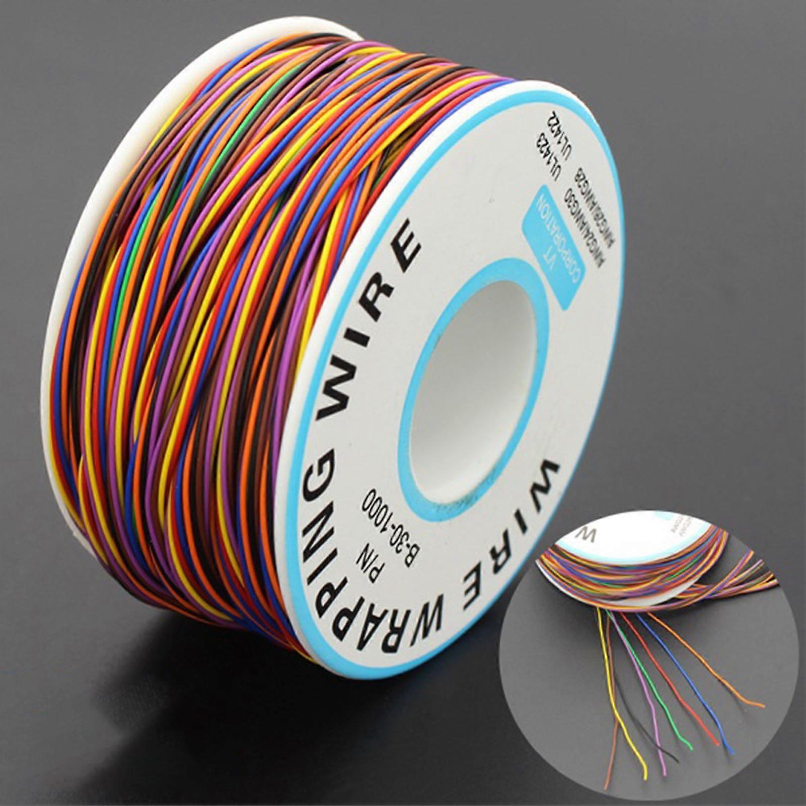 8 Colors Circuit Board Flying Wire Tin Plated Copper PCB Wrapping Wire ...