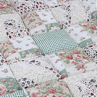 Stol Sædepuder Blomstrede Stolepuder Firkantede Komfortable Bløde Sædehynder Blonder Trim ...