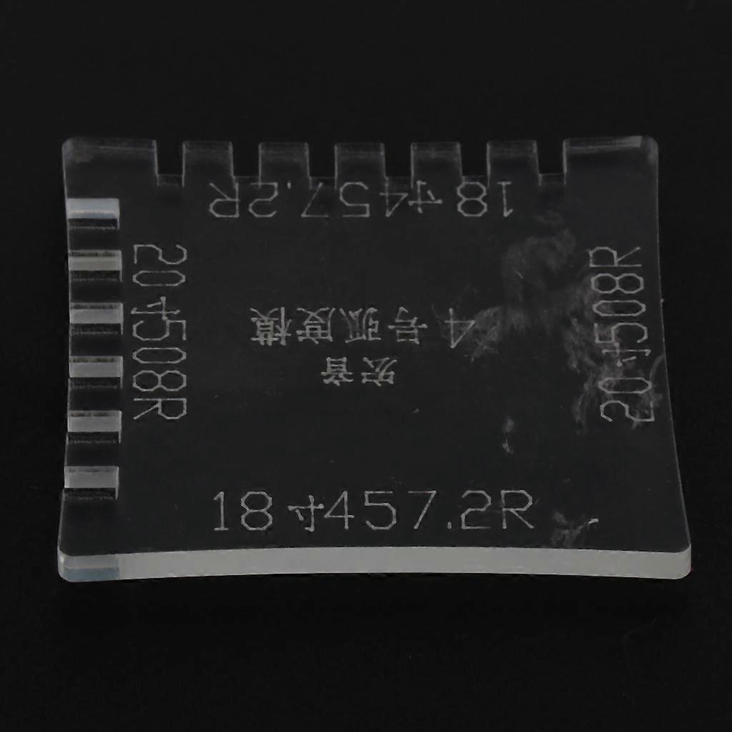 Guitar String Action Gauge Ruler Fingerboard Arc/String Height ...