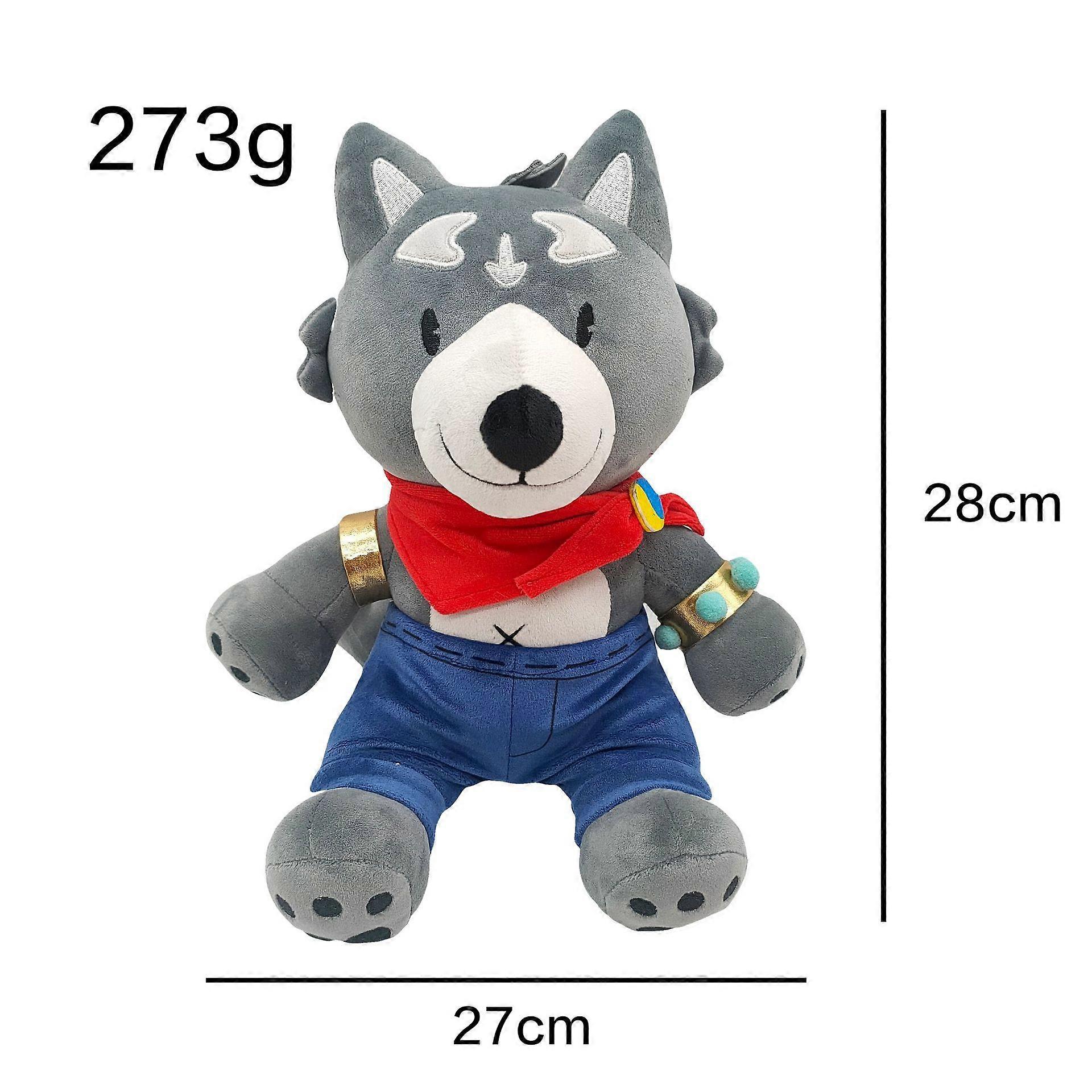 Amicus Plush Toys Cartoon Cute Soft Stuffed Gray Wolf Dolls For Kid ...